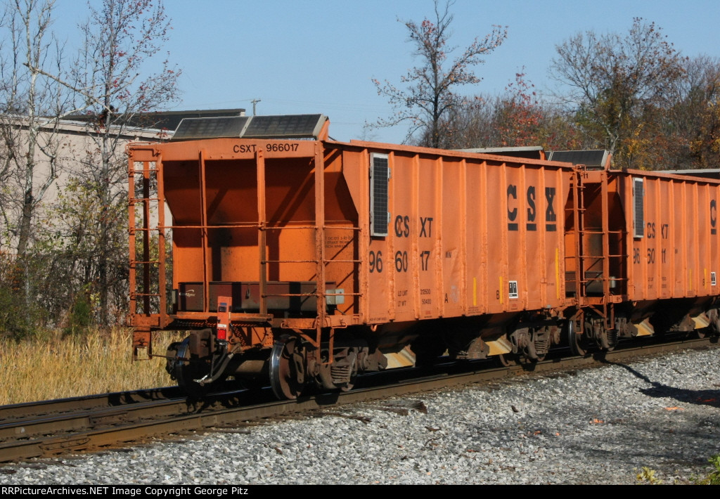 CSX 966017 ballast hopper